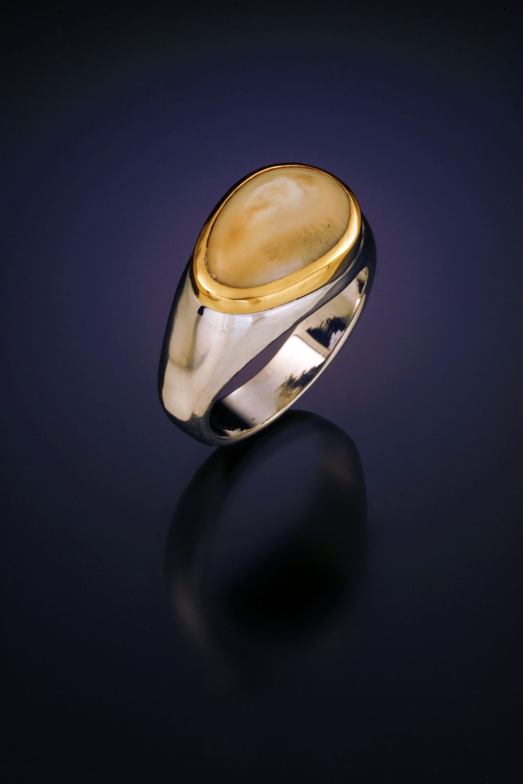 Custom Men's Elk Ivory Rings | Wilderness Mint